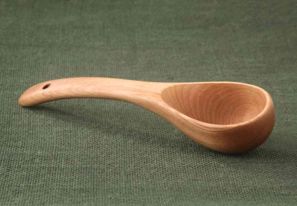 Maple Wood Ladle Curved Handle | New Hampshire Bowl and Board
